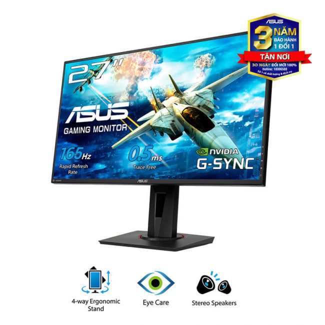 MÀN HÌNH GAMING ASUS VG278 - 27inch, Full HD, 1ms, 144Hz, Tương thích ...