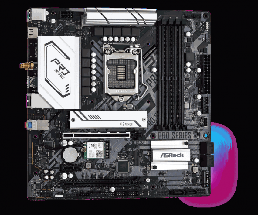 Mainboard ASROCK B560M PRO4 (Intel B560, Socket 1200, m-ATX, 4 khe Ram ...