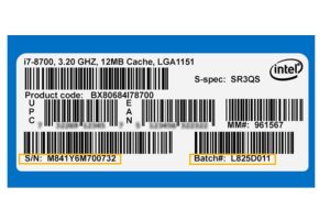 Cách kiểm tra Trạng thái Bảo Hành Qua Serial Cpu Intel.