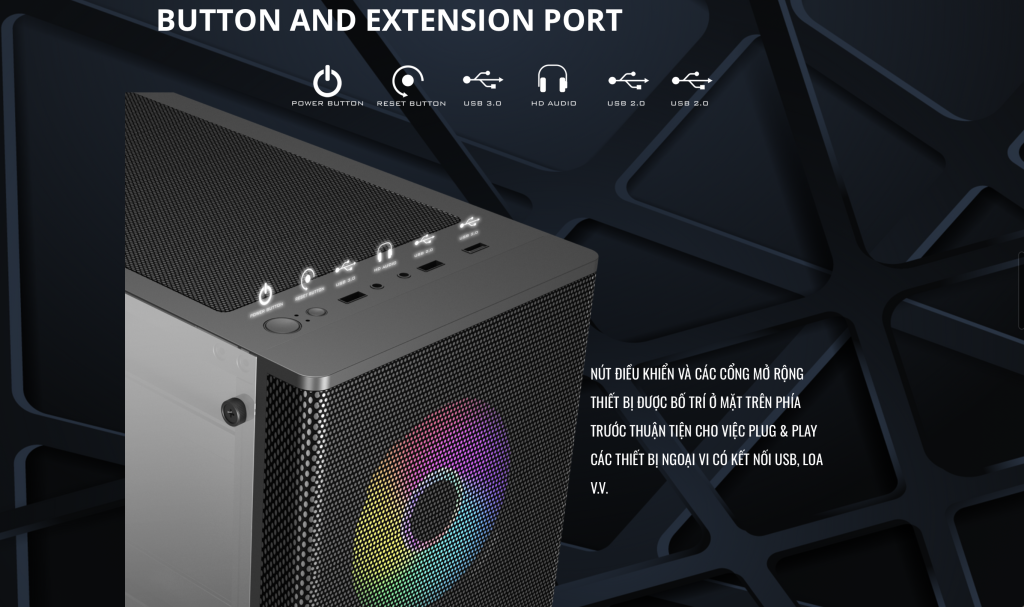 Case MIK Aion BLACK -3FA -KHÁNH HƯNG PC